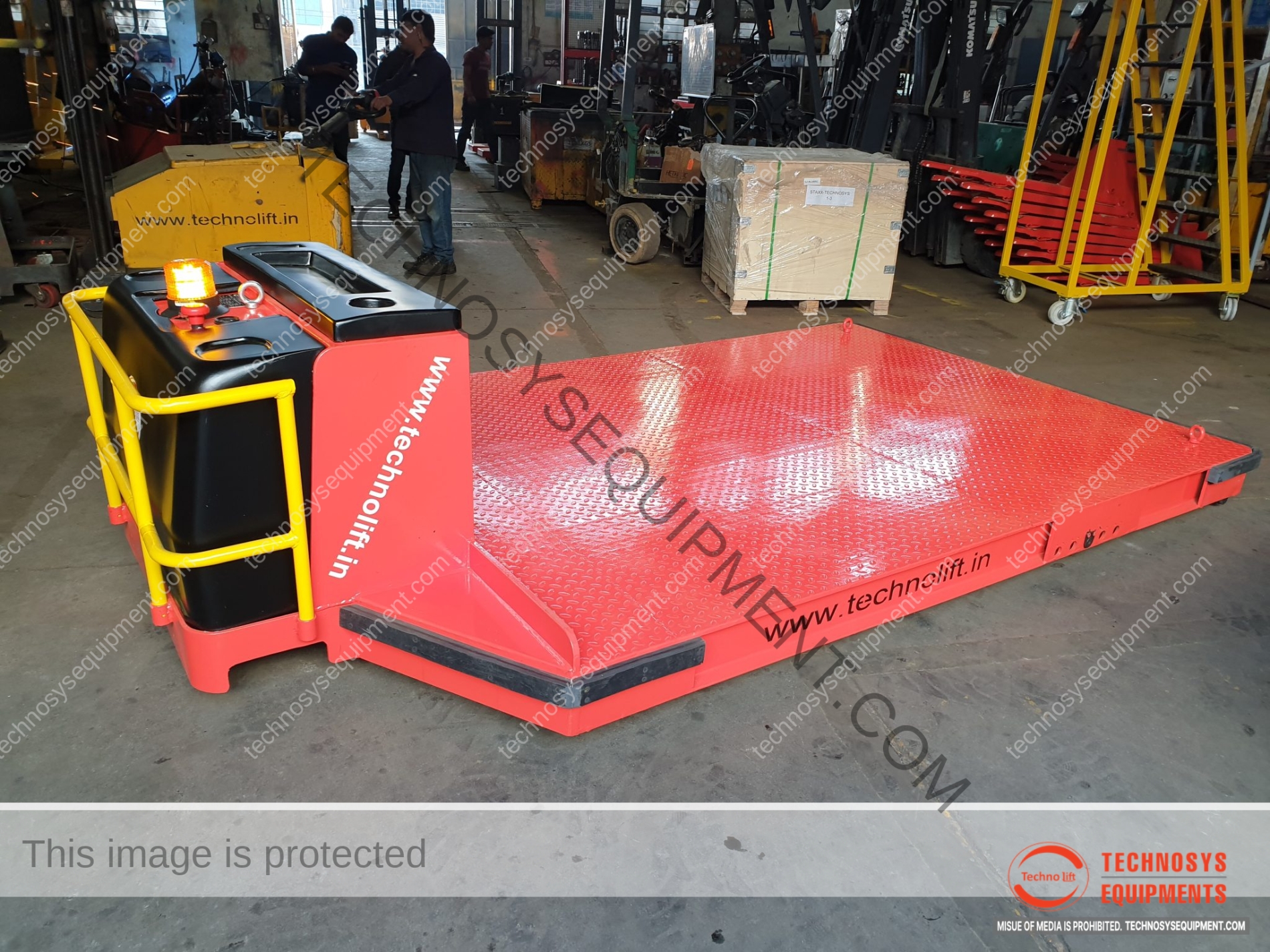 Trackless Platform Trolley – Technolift | Technosys Equipments ...