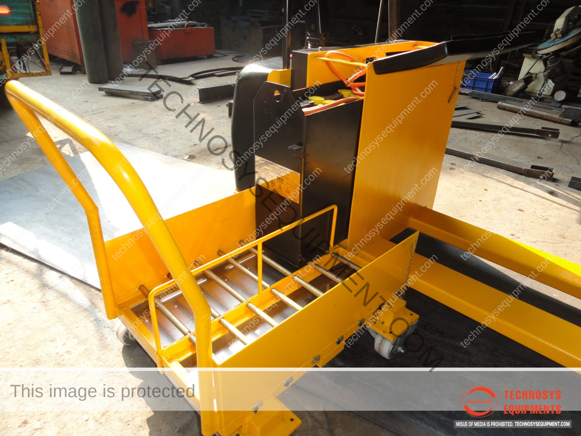 Battery Changing Trolley – Technolift | Technosys Equipments | Material ...