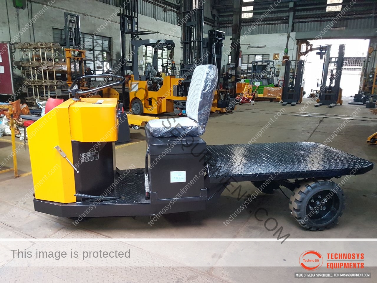 Platform Truck 3 Wheel – Technolift | Technosys Equipments | Material Movement Solutions in India
