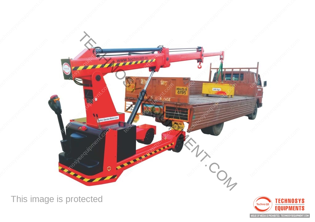 Battery Operated Pick & Carry Crane - Technosys Equipments - No. 1 ...