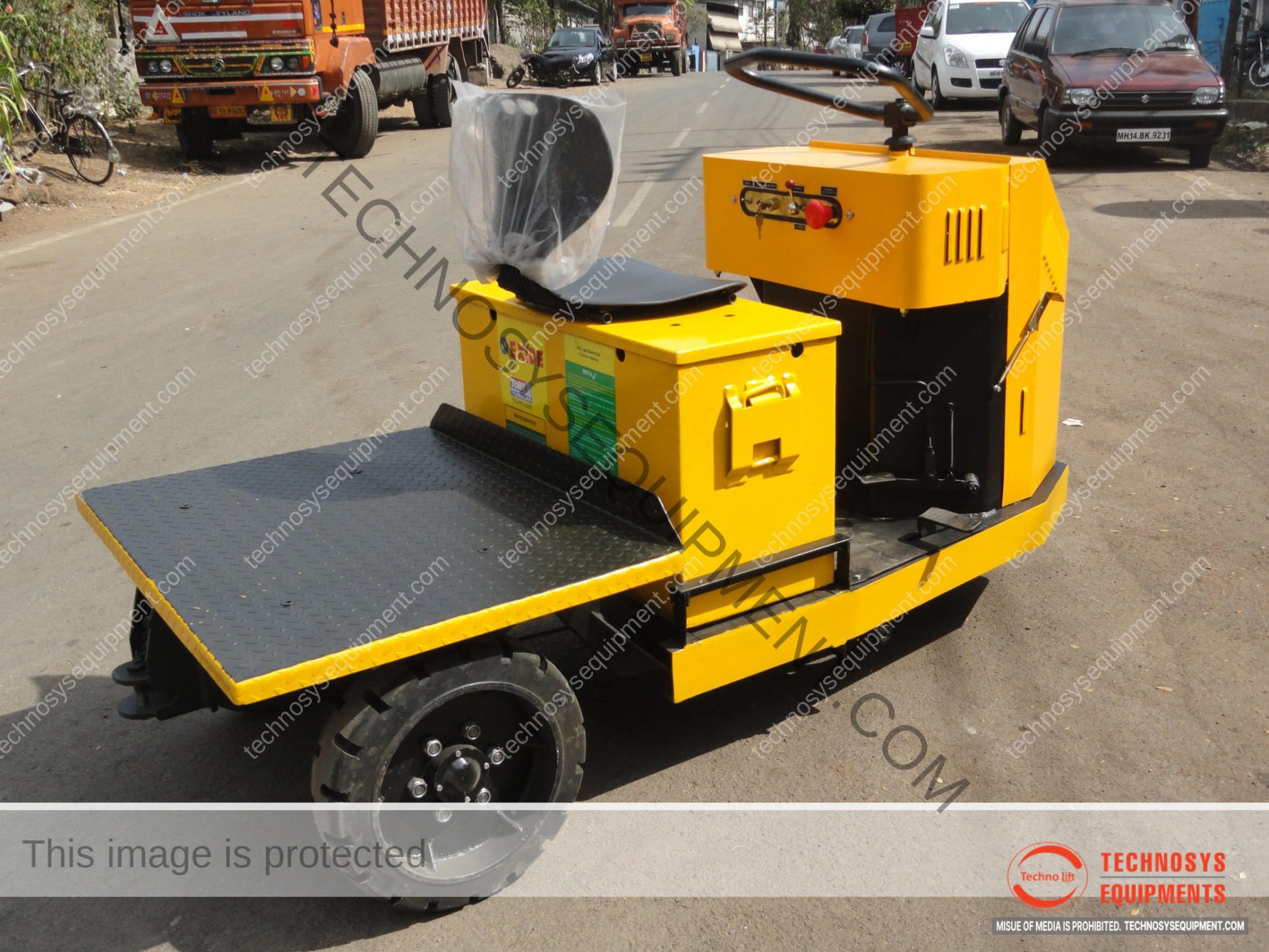 Platform Truck 3 Wheel – Technolift | Technosys Equipments | Material ...