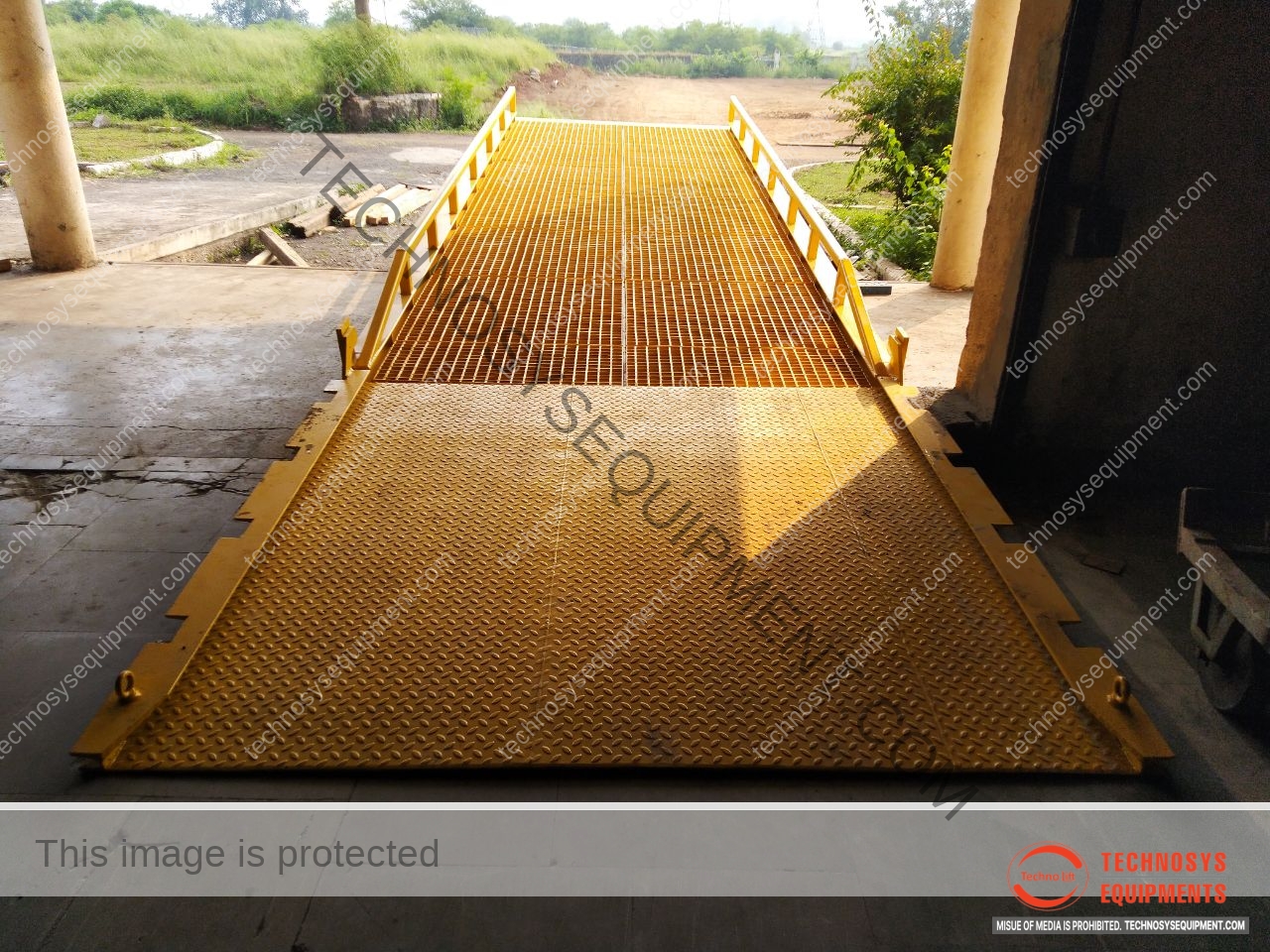 Dock Ramp Floor Mounted – Technolift | Technosys Equipments | Material ...