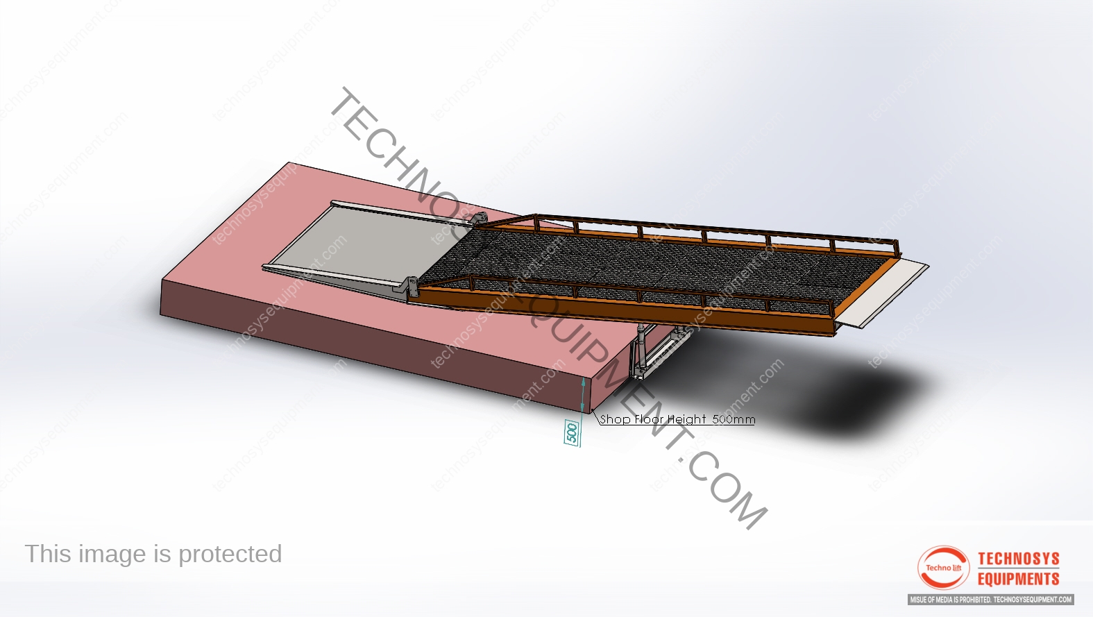 Dock Ramp Floor Mounted – Technolift | Technosys Equipments | Material Movement Solutions in India