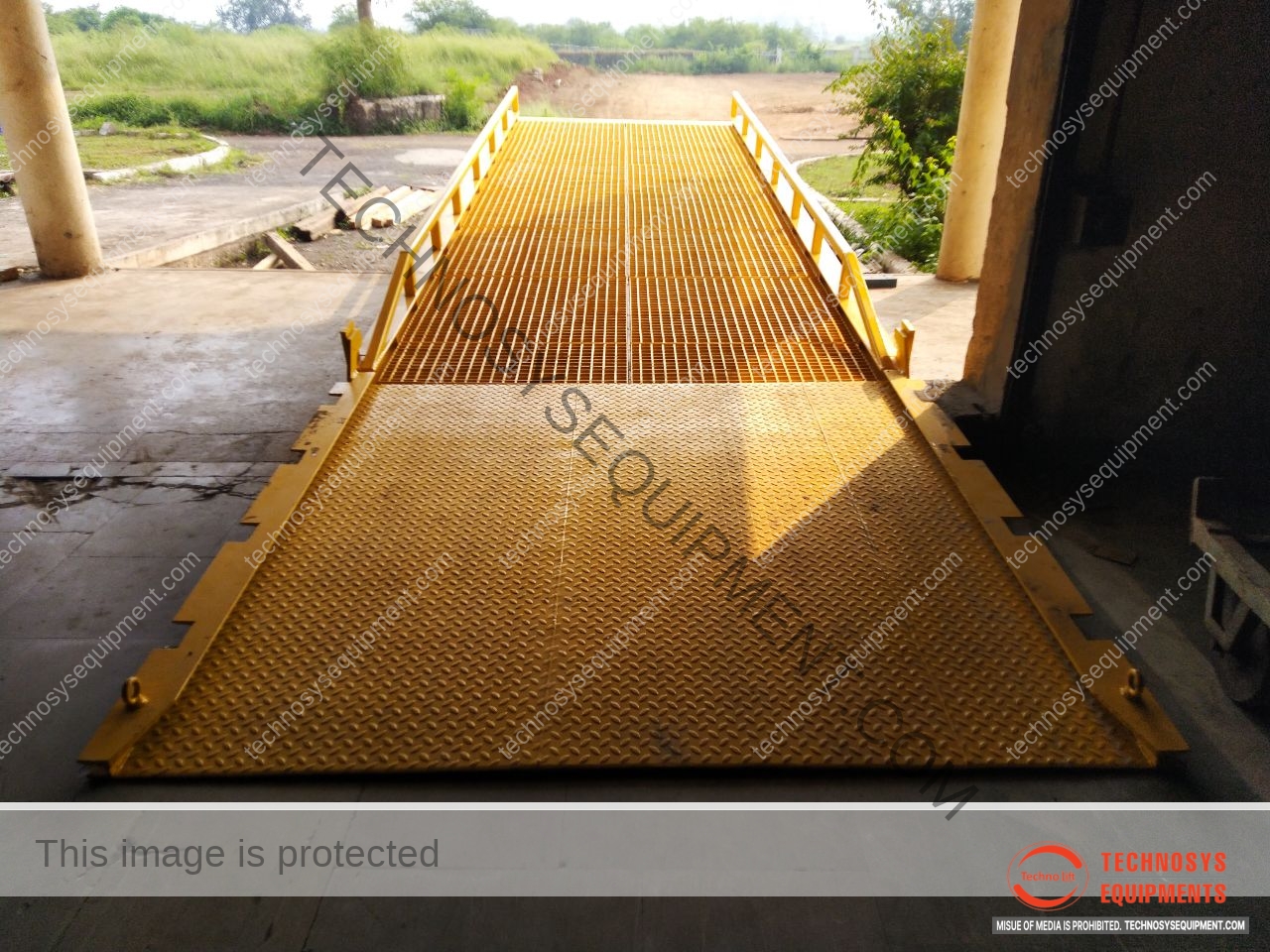Dock Ramp Floor Mounted – Technolift | Technosys Equipments | Material ...
