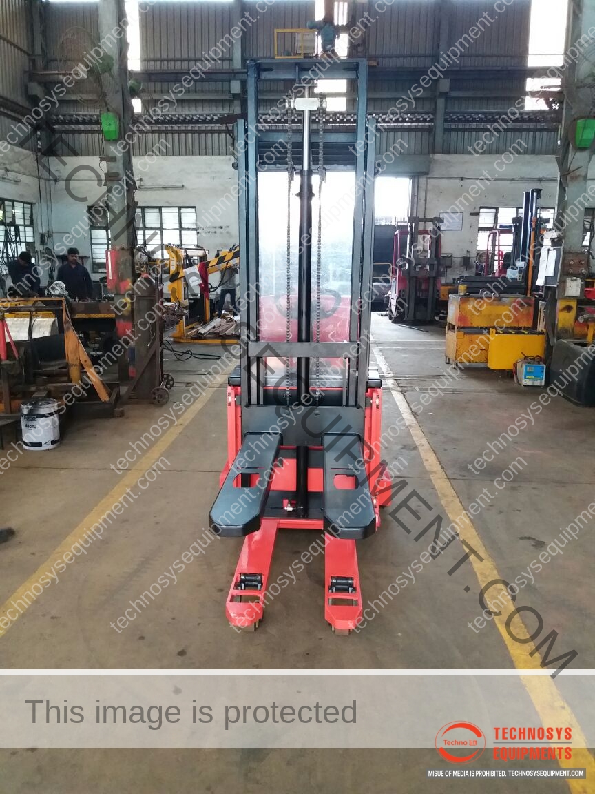 Double Pallet Handler – Electric Stacker – Technolift | Technosys ...