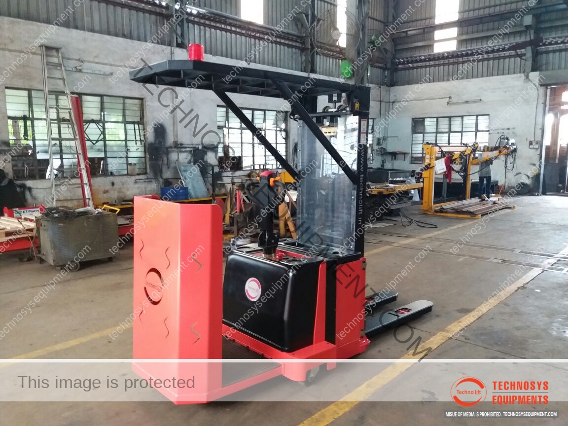 Double Pallet Handler – Electric Stacker – Technolift | Technosys Equipments | Material Movement ...