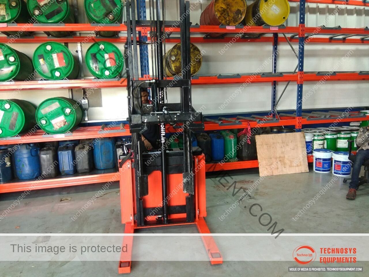 Battery Operated Drum Racker – Technolift | Technosys Equipments ...