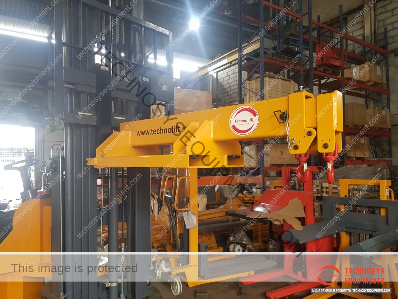 Jib Crane Attachment – Technolift | Technosys Equipments | Material ...