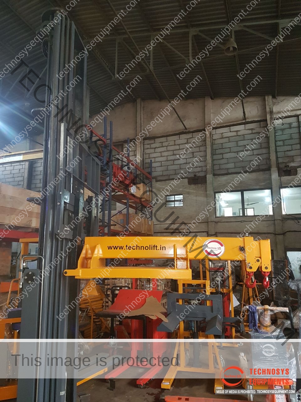 Jib Crane Attachment – Technolift | Technosys Equipments | Material ...