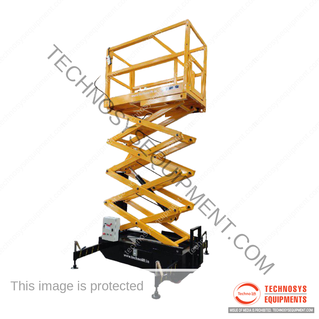 Mobile Scissor Lift - Maintenance Platform - Technosys Equipments - No ...