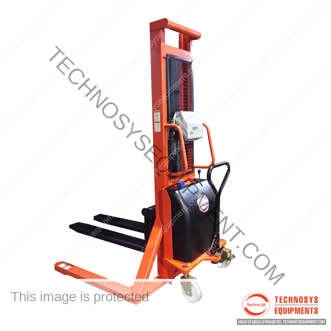 Semi Electric Stacker – Technolift | Technosys Equipments | Material ...
