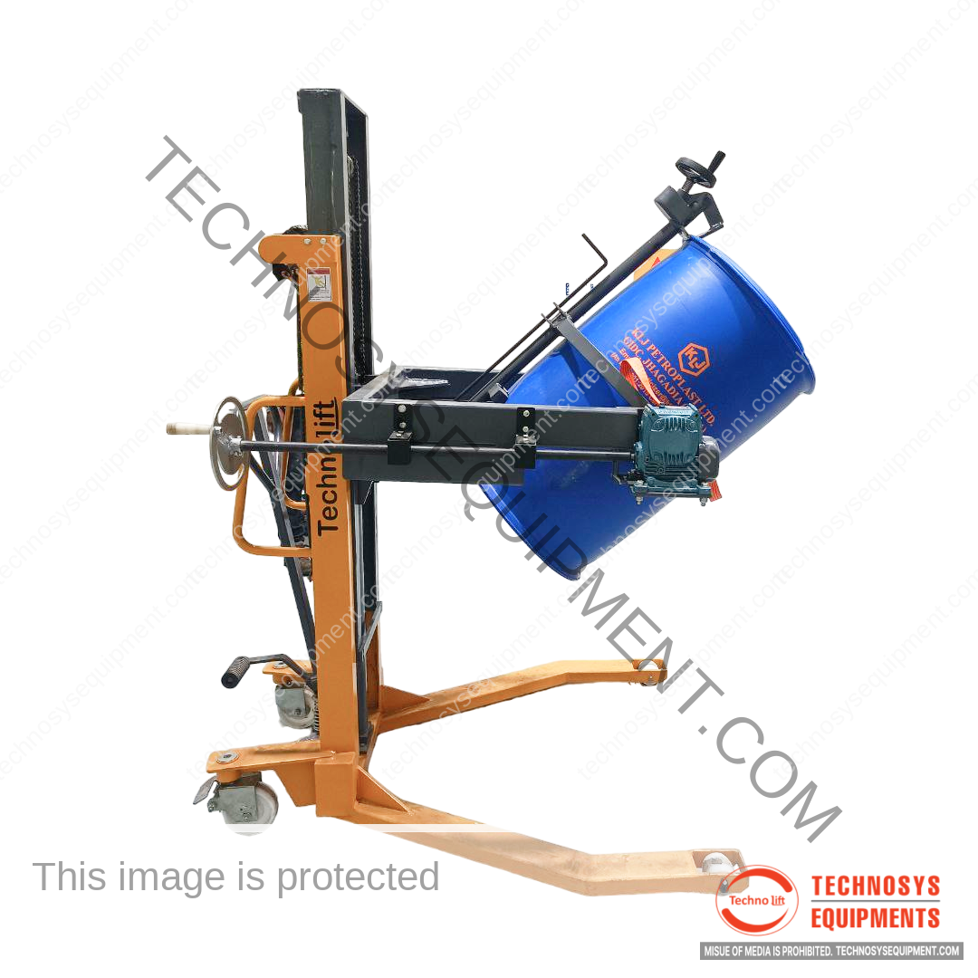 Manual Drum Stacker - Tilter - Technosys Equipments - No. 1 Material ...