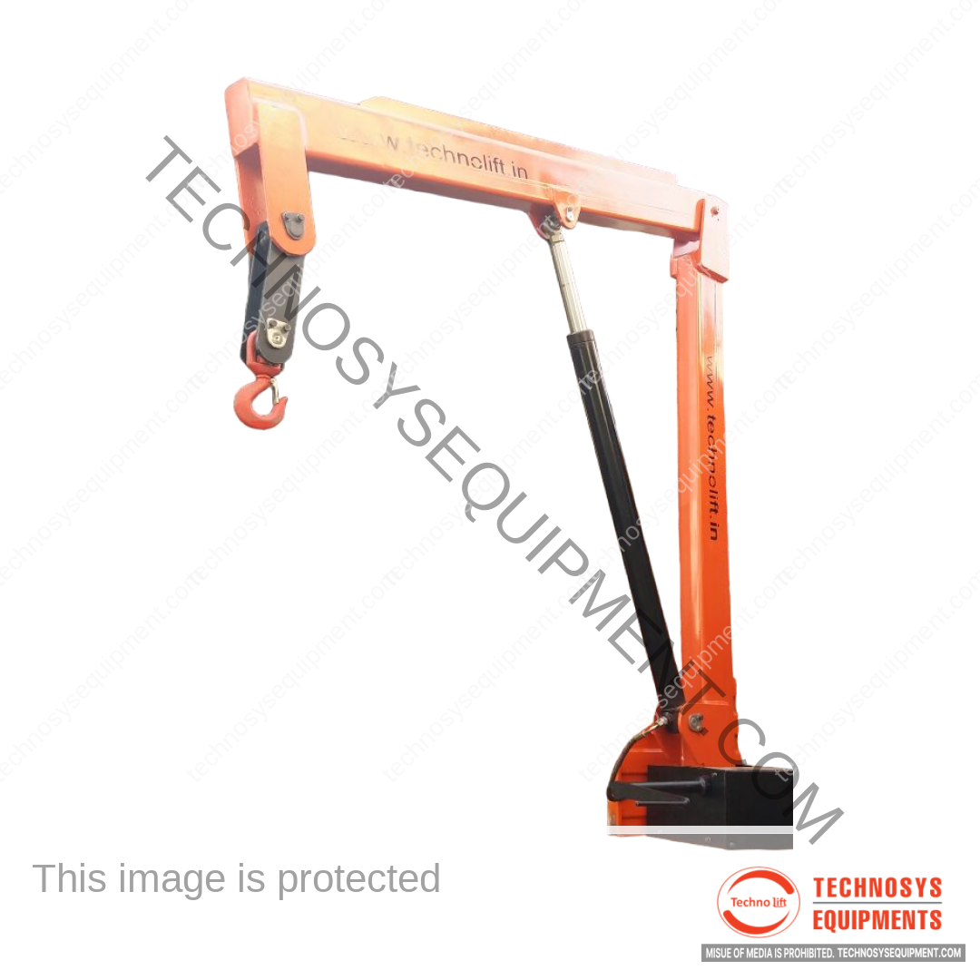 Jib Crane - Truck Mounted - Technosys Equipments - No. 1 Material Movement Solutions in India