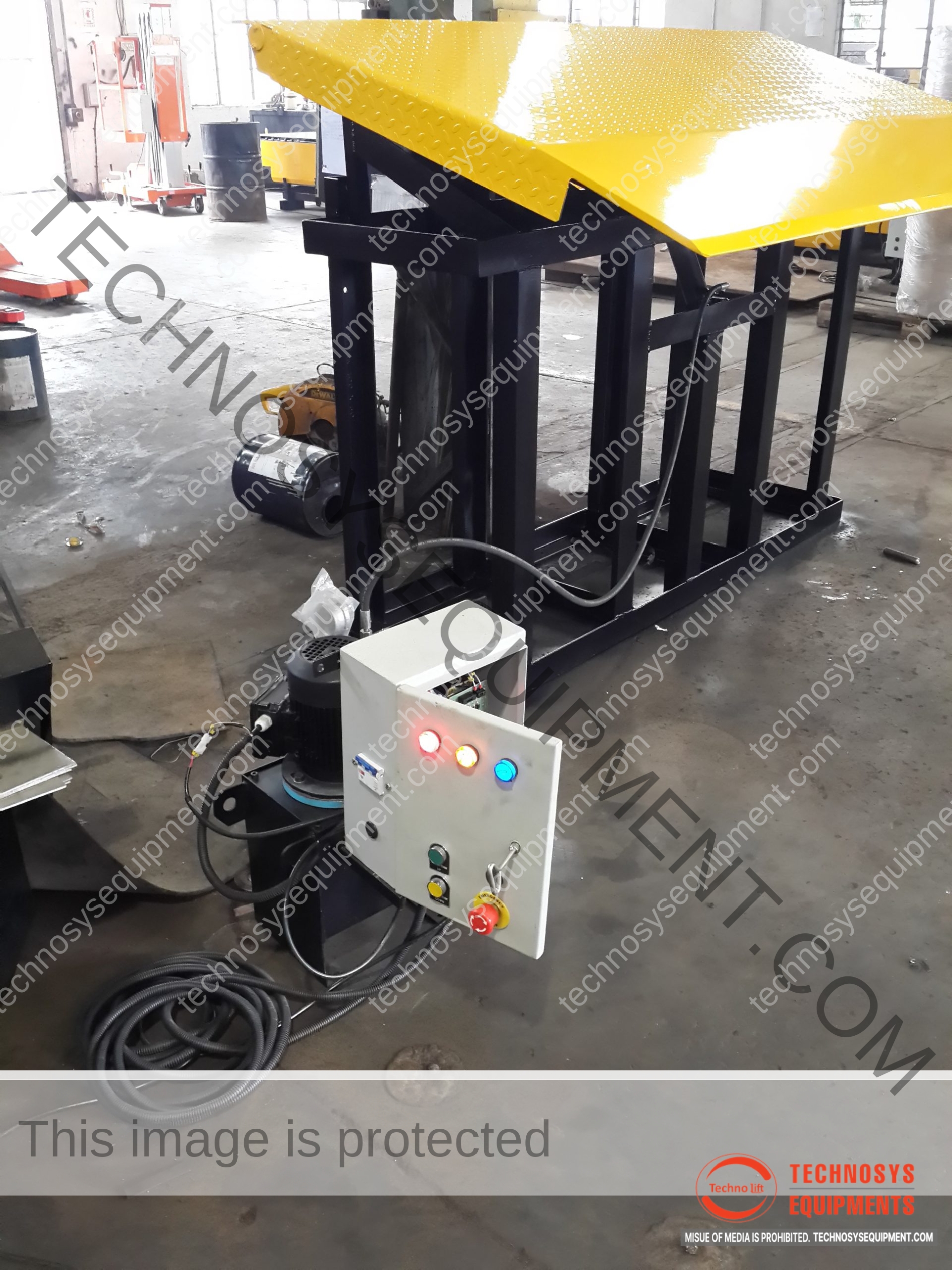 Hydraulic Edge Dock – Technolift | Technosys Equipments | Material ...