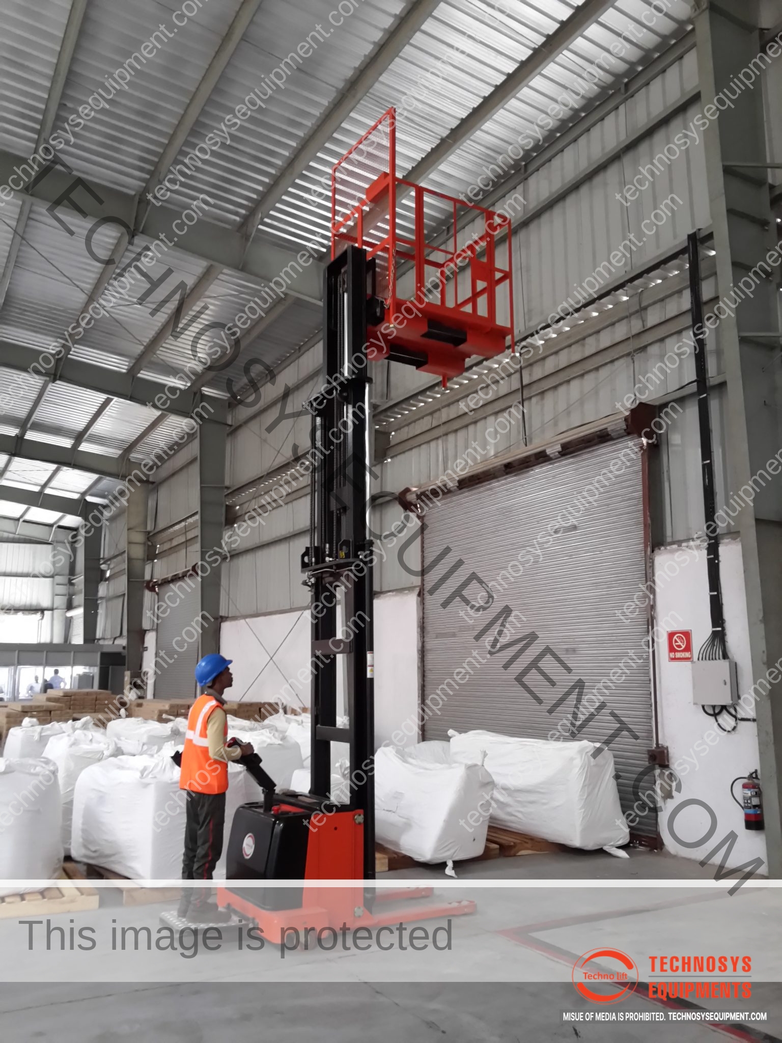 Man Lift Cage – Technolift | Technosys Equipments | Material Movement ...