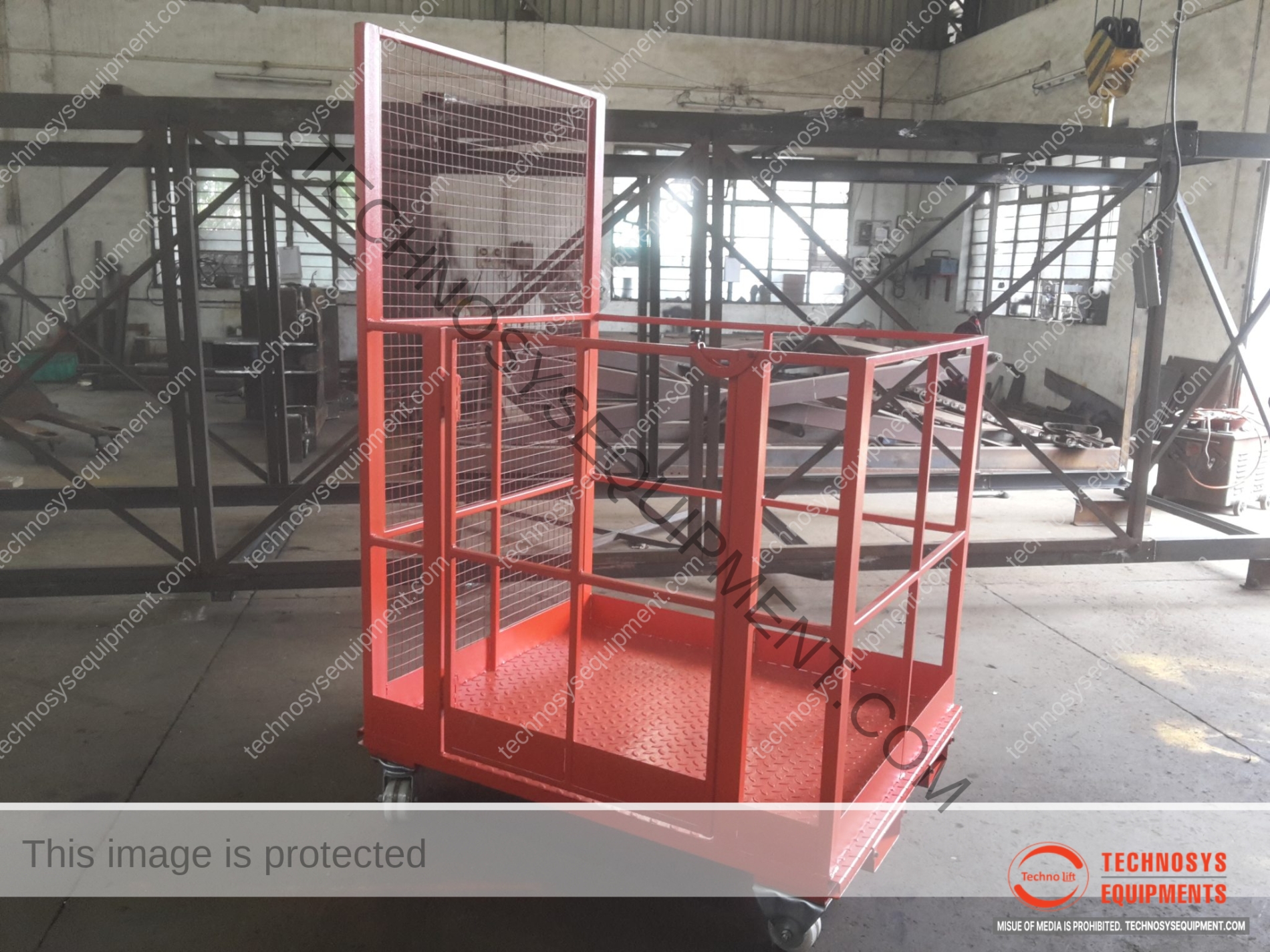 Man Lift Cage – Technolift | Technosys Equipments | Material Movement ...