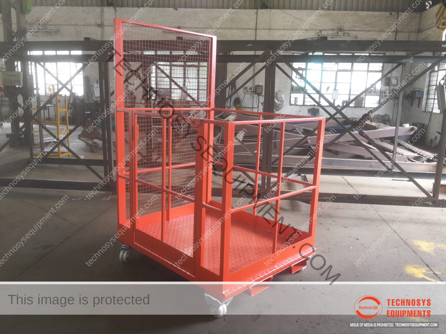 Man Lift Cage – Technolift | Technosys Equipments | Material Movement ...