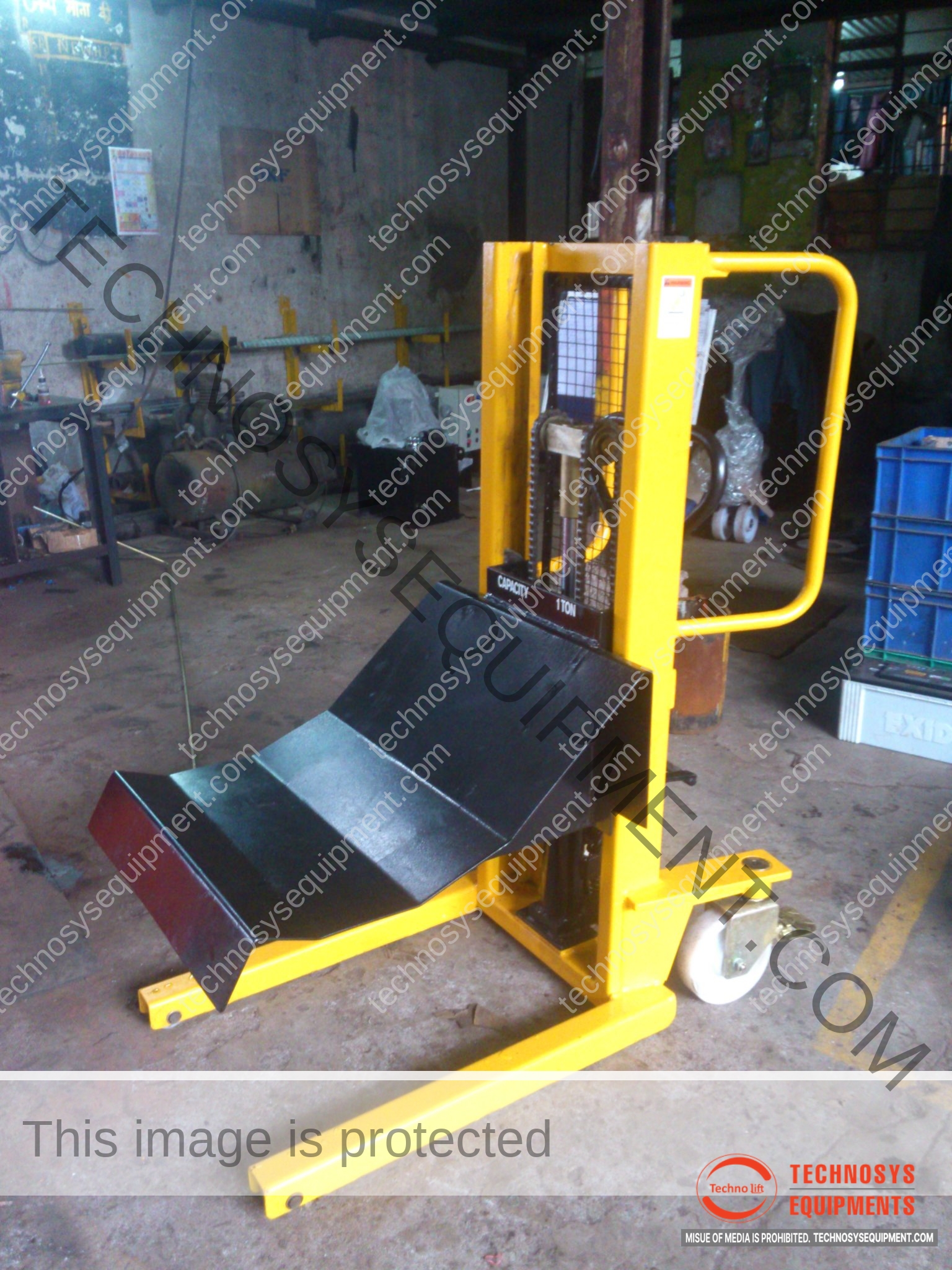 Manual Reel Cradle Stacker – Technolift | Technosys Equipments ...