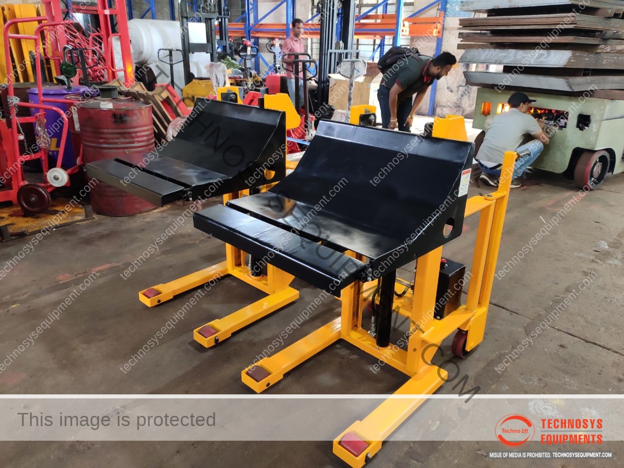 Manual Reel Cradle Stacker – Lip Lock – Technolift | Technosys ...