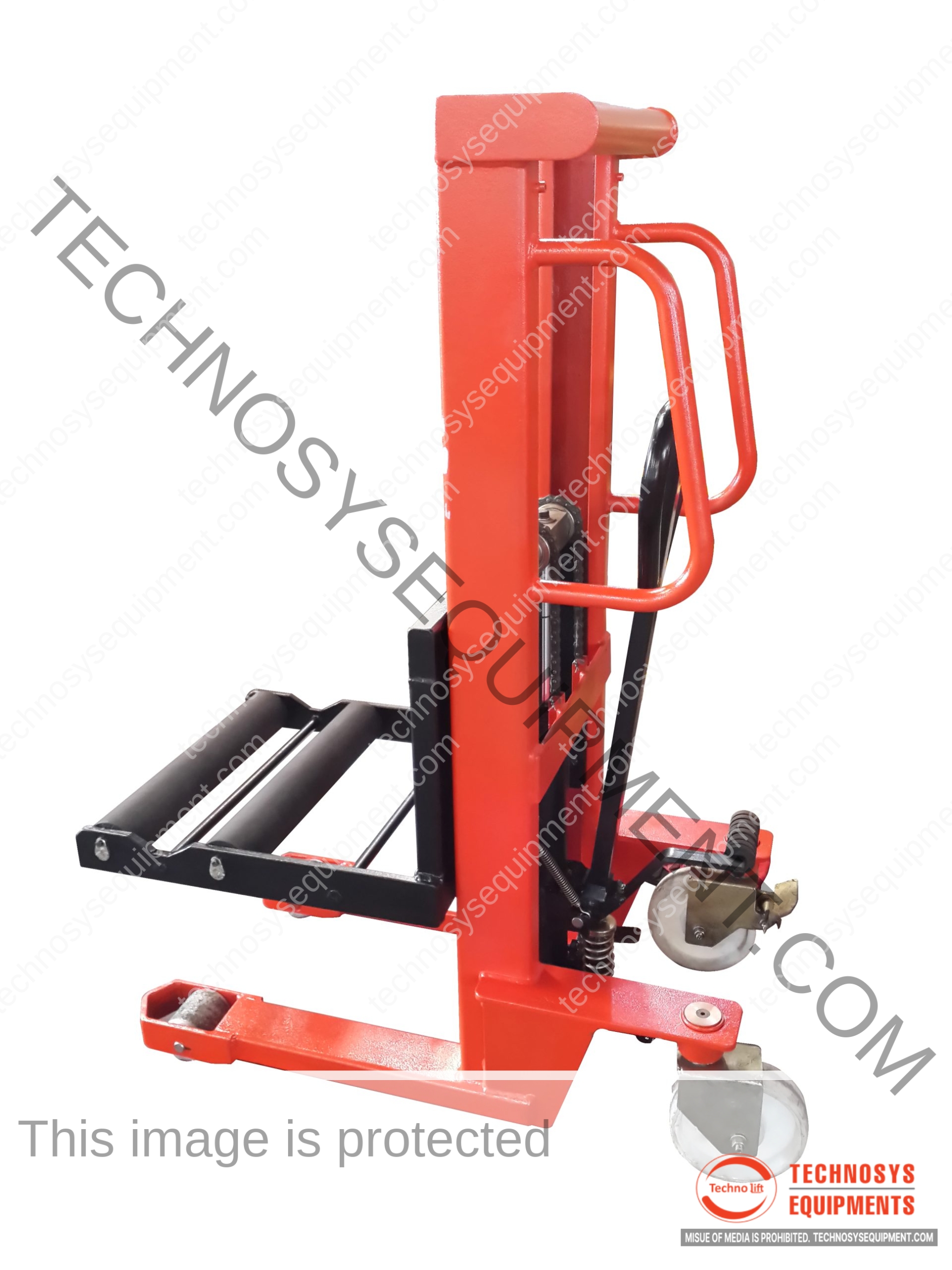 Manual Reel Stacker – Roller Base – Technolift | Technosys Equipments ...