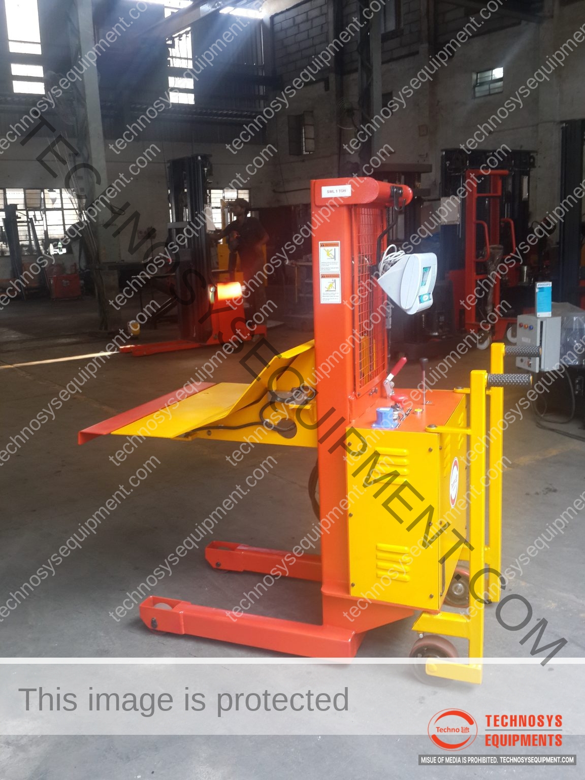 Semi Battery Reel Cradle Stacker – Weighing Scale – Technolift ...