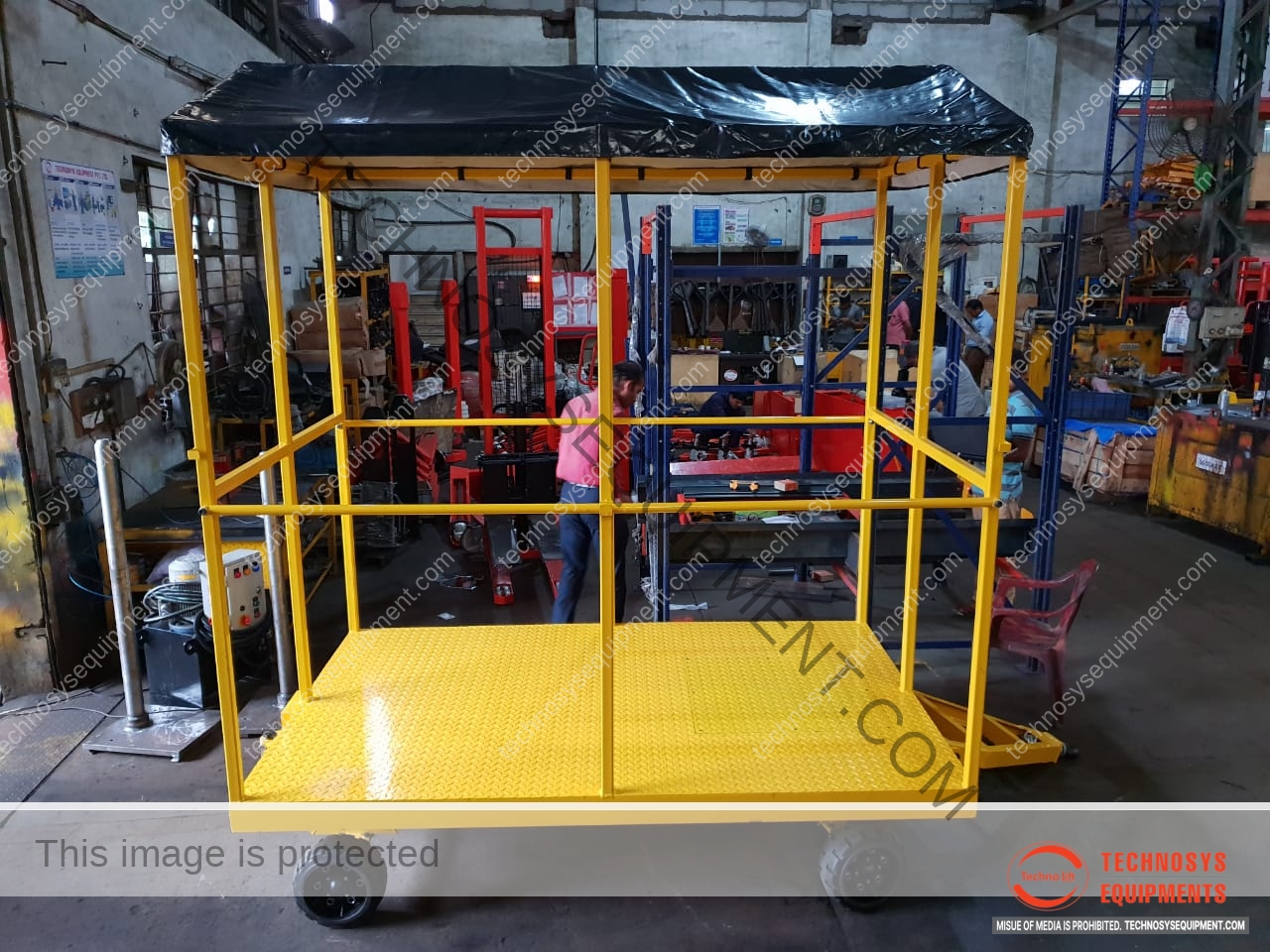 Towing Trolley – Technolift | Technosys Equipments | Material Movement ...