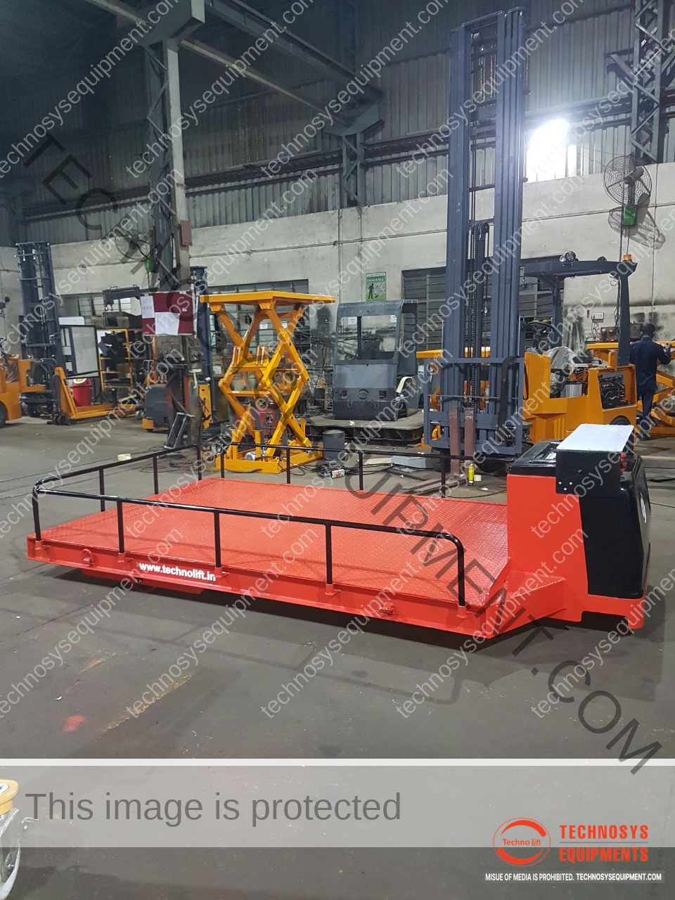 Trackless Platform Trolley – Technolift | Technosys Equipments ...